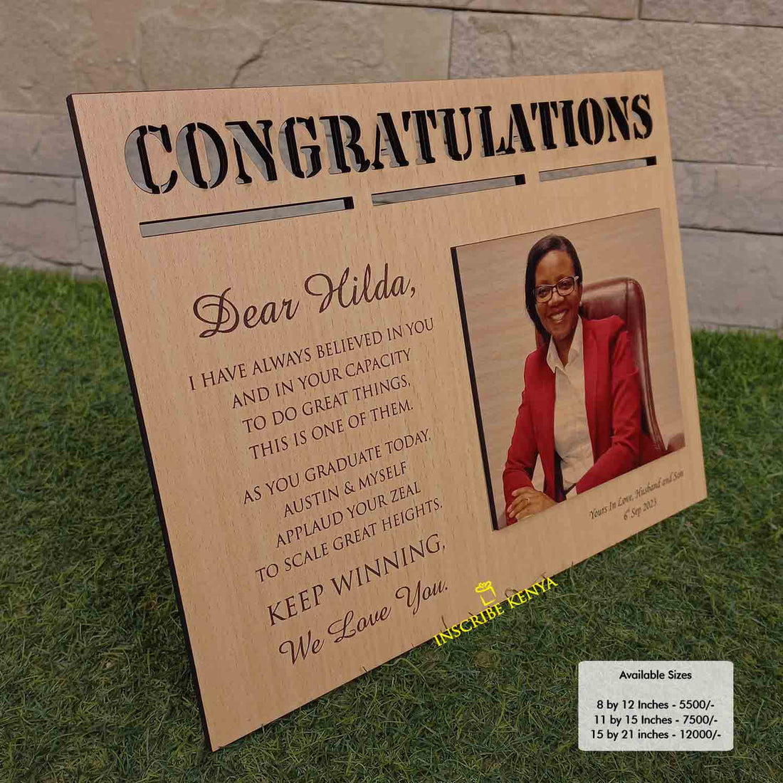 Graduation Cutout Picture Fame – InscribedGiftsKe